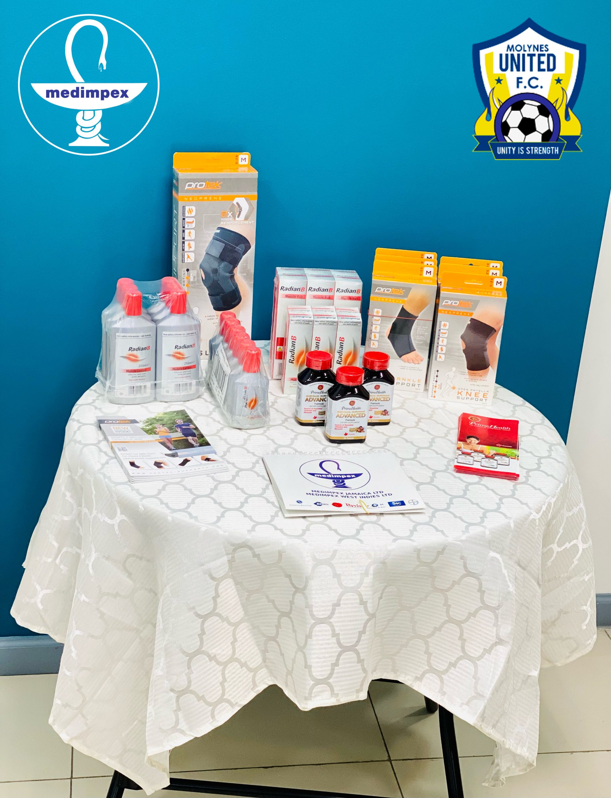 Medimpex Jamaica Ltd. contribution to Molynes United Football Club ...